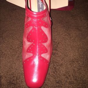 Shoes | Red Sling Back Heels | Poshmark
